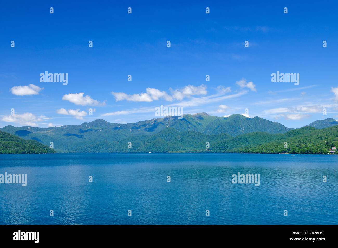 Lake Chuzenji and Mt. Nikko-Shirane Stock Photo - Alamy