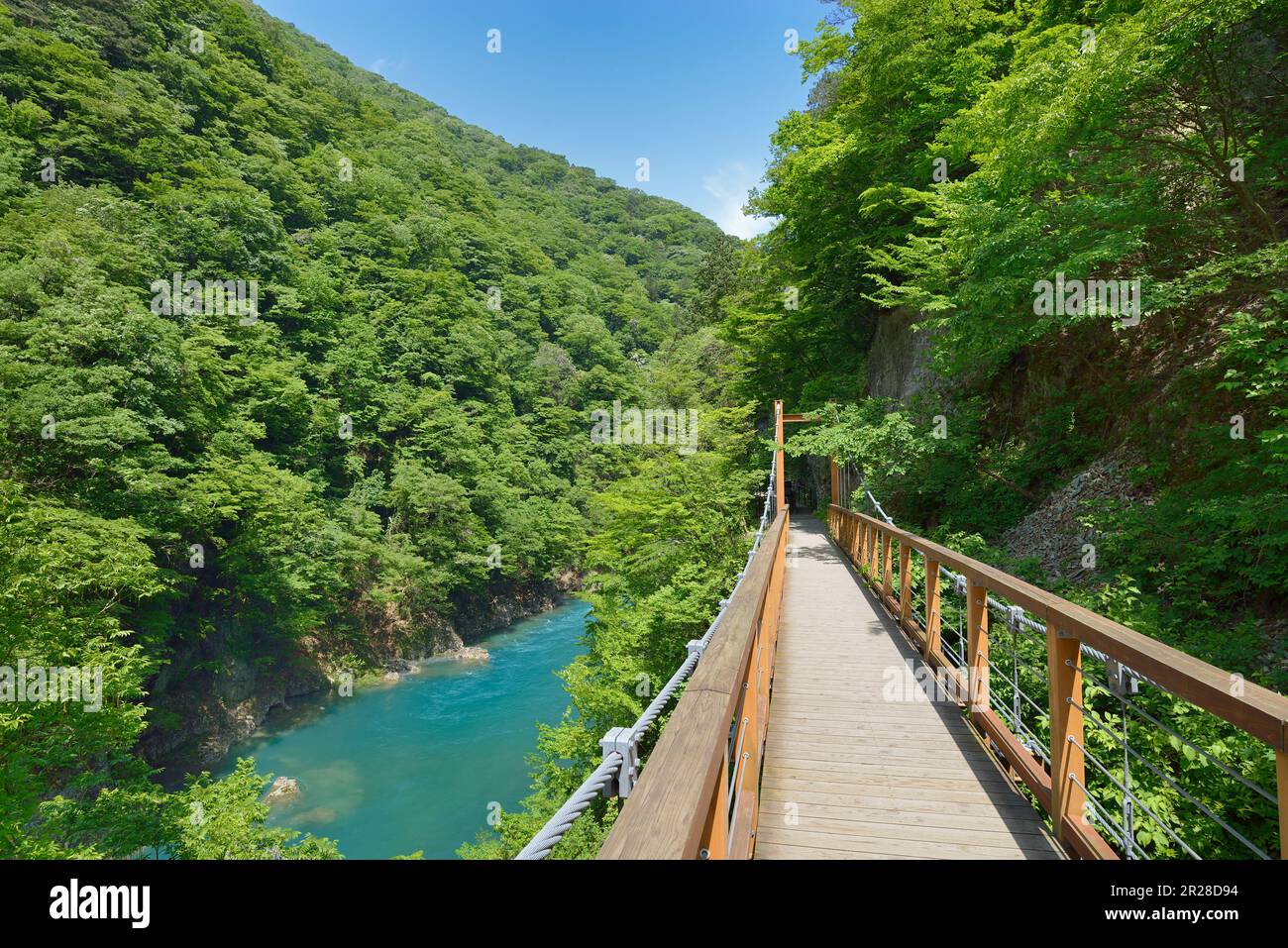 Dakigaeri Valley and Seigan bridge Stock Photo - Alamy