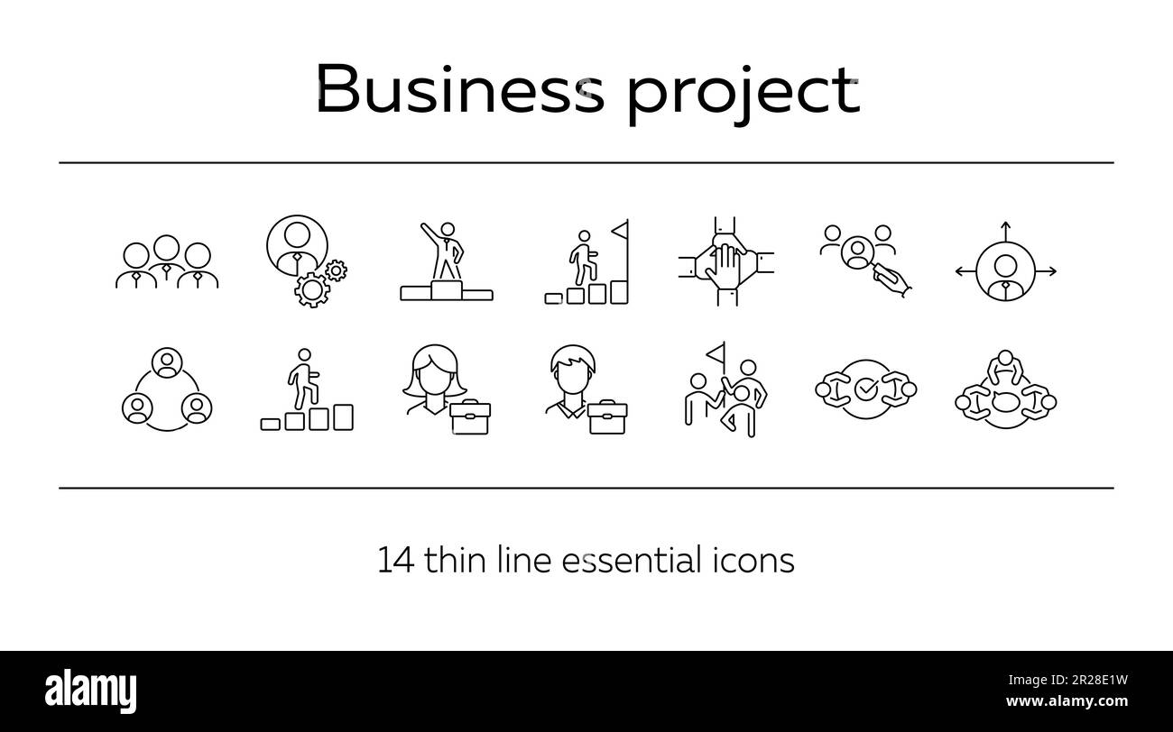 Business team icons Stock Vector Image & Art - Alamy