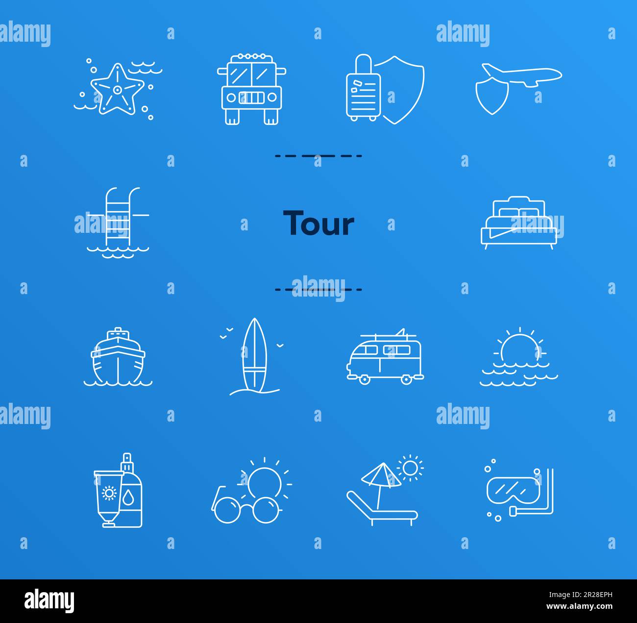 Tour group hotel Stock Vector Images - Alamy