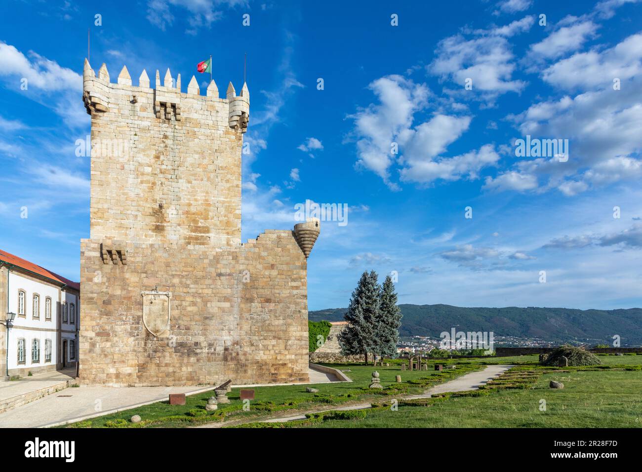 Keep tower, castle ruins, medieval structure.It was built by Dom Dinis ...