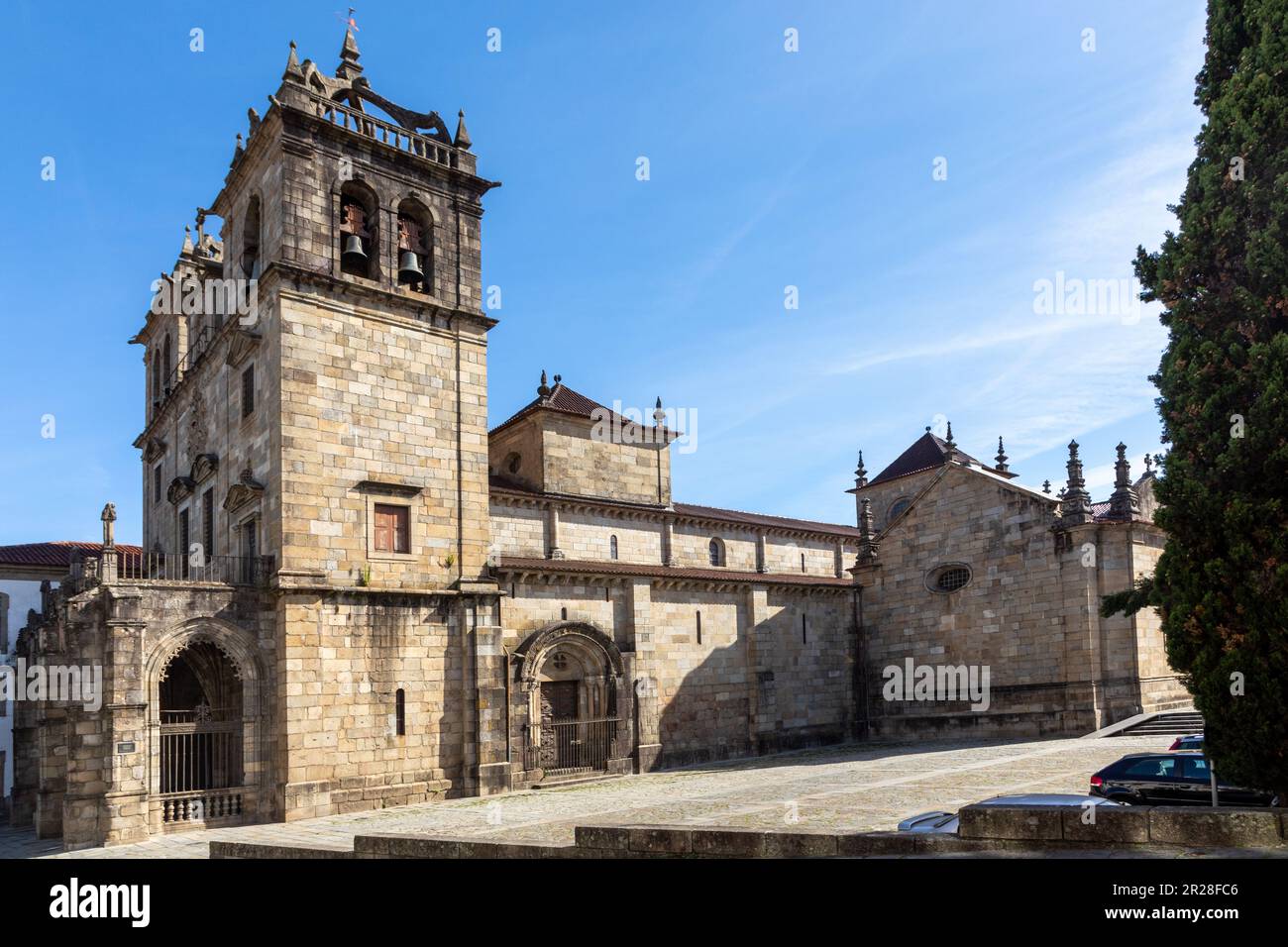Se de Braga Cathedral - Braga, Portugal Stock Photo - Alamy