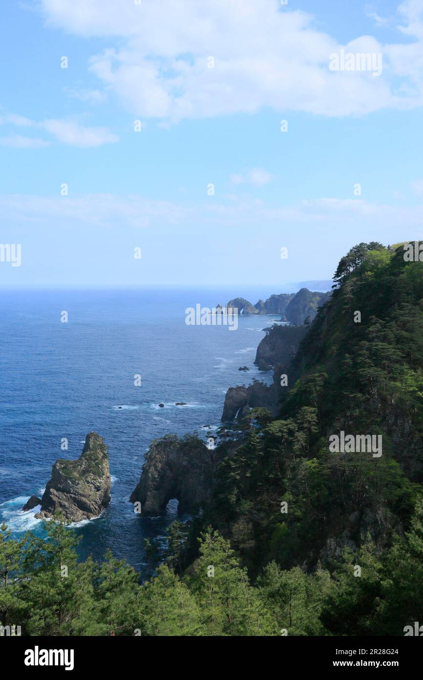 Kitayamazaki earthquake disaster, Iwate Prefecture Stock Photo - Alamy