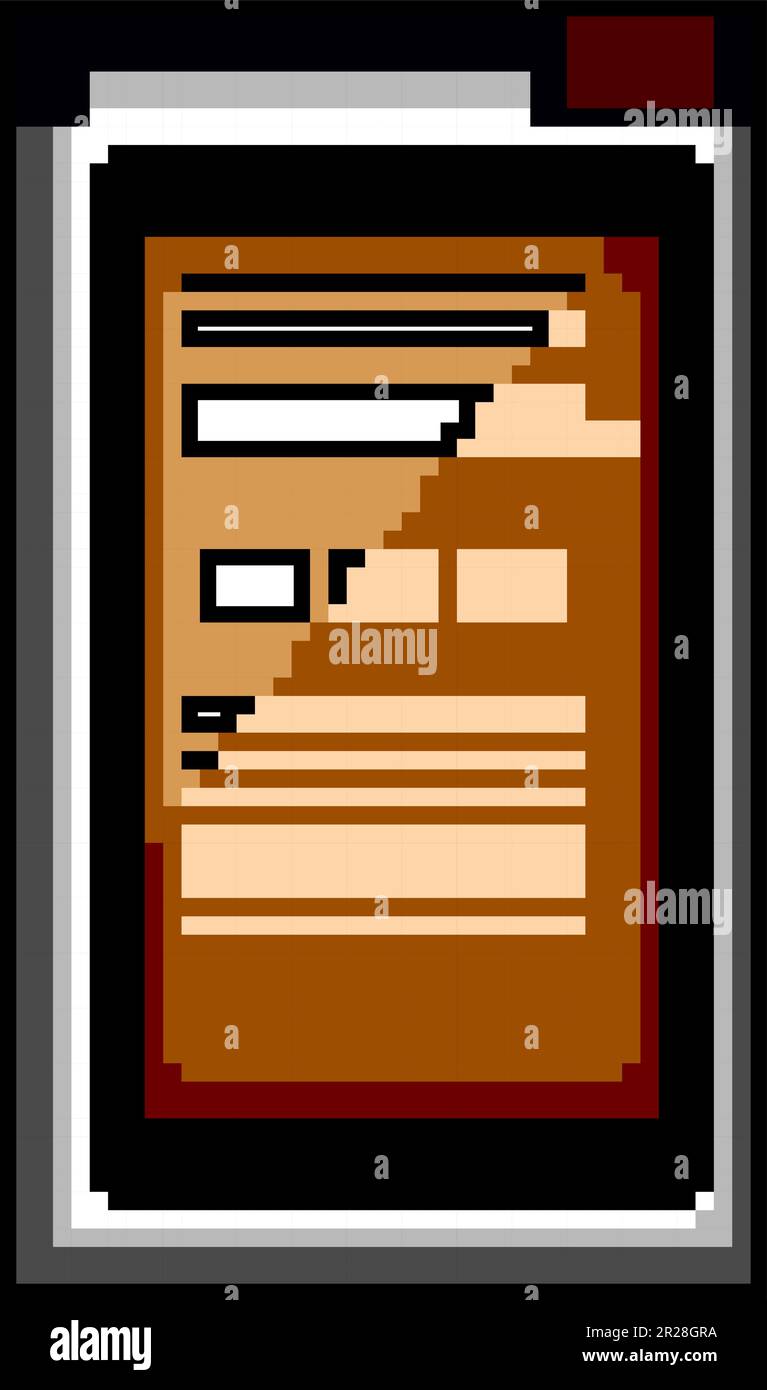 smrecharge mobile phone battery game pixel art vector illustration ...