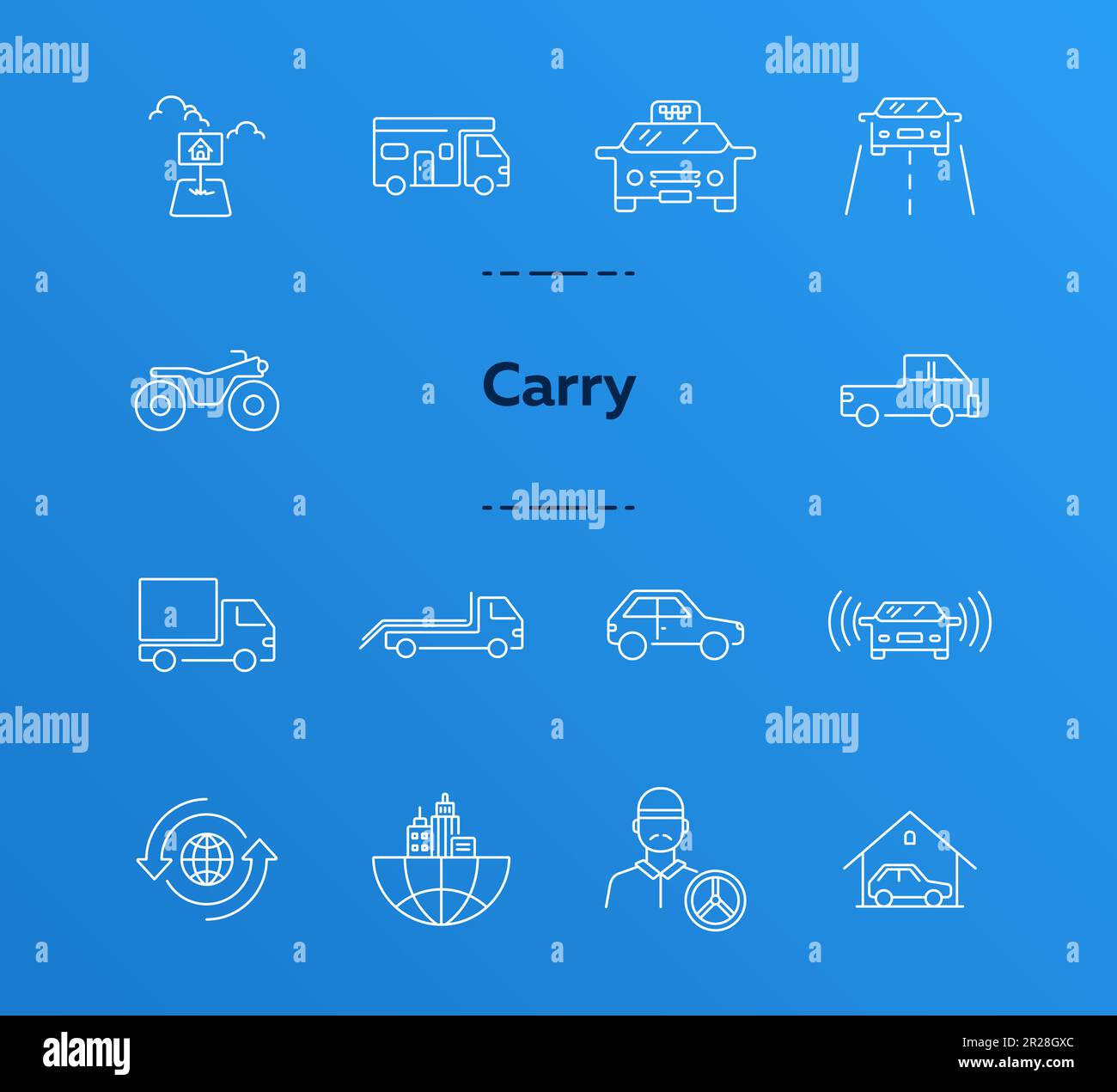 Mail and logistics group Stock Vector Images - Alamy