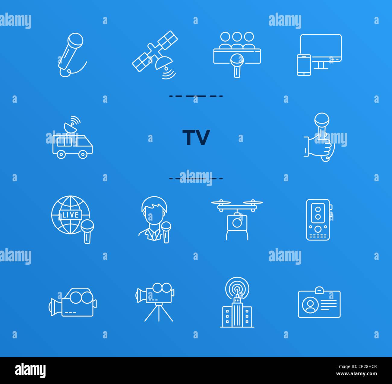 Media press conference with drone hi-res stock photography and images ...