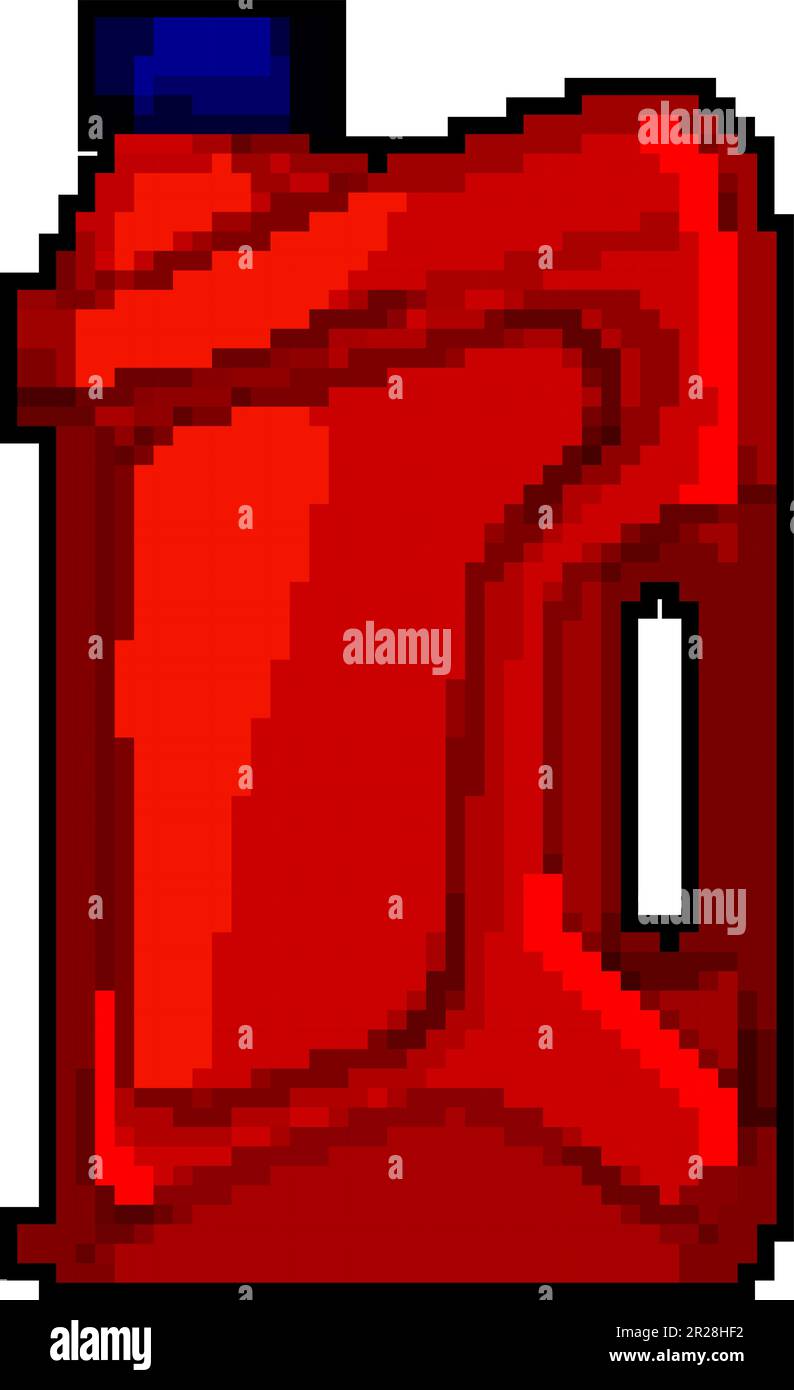 mechanic motor oil game pixel art vector illustration Stock Vector ...