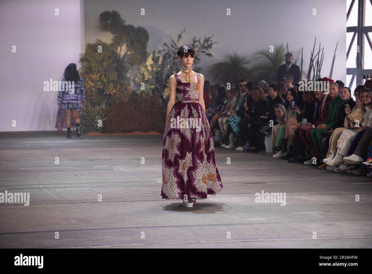 Models walk the runway at the IKUNTJI ARTISTS (First Nations) show ...
