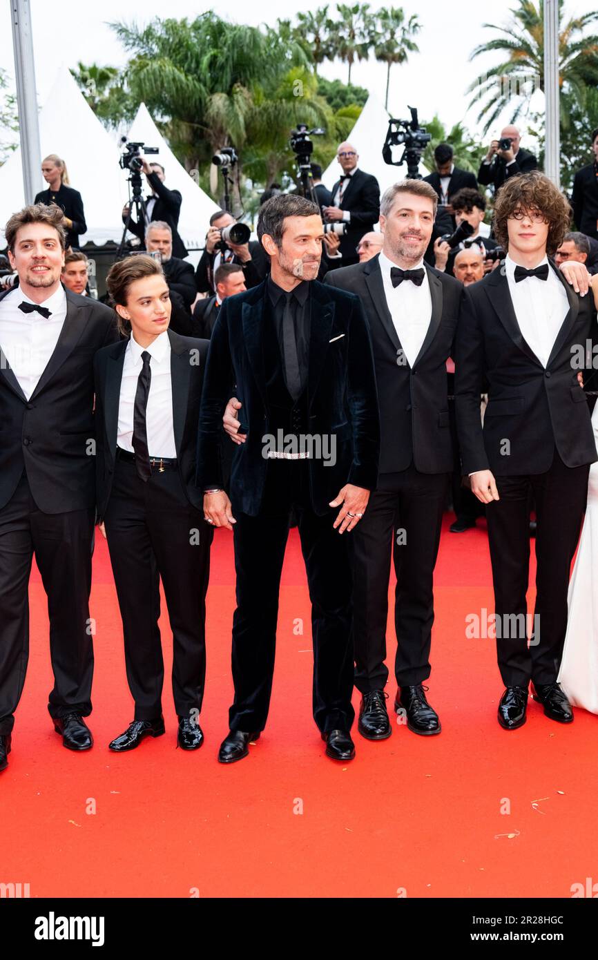 Italy. 17th May, 2023. guest, Billie Blain, Romain Duris, Thomas ...