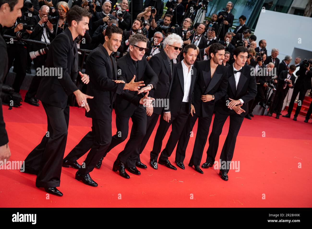 Italy. 17th May, 2023. Manuel Rios, Jason Fernandez, Ethan Hawke, Pedro ...