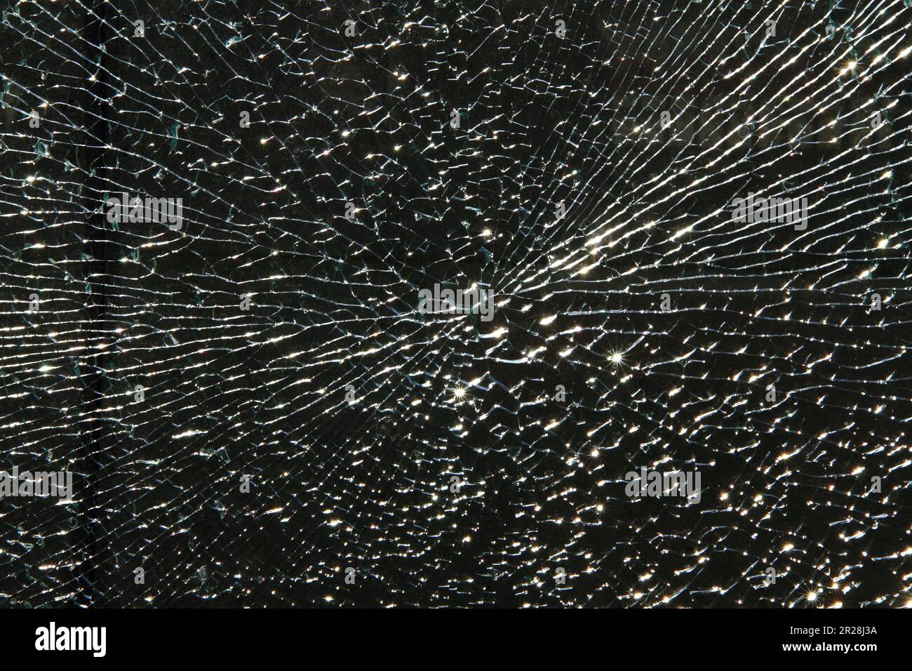 damage glass texture in the night as nice background Stock Photo - Alamy
