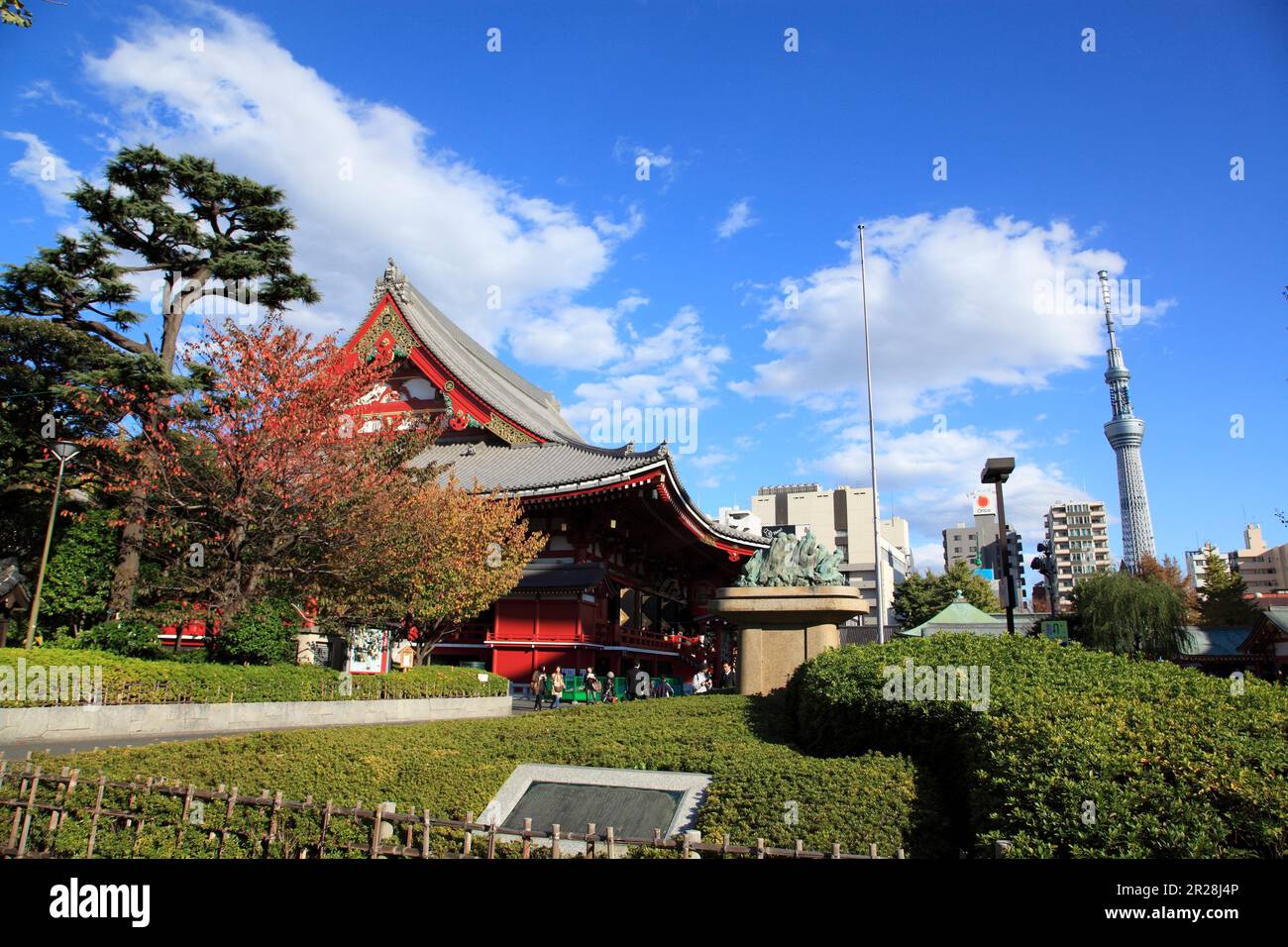 Sensoji temple and Tokyo sky tree Stock Photo - Alamy