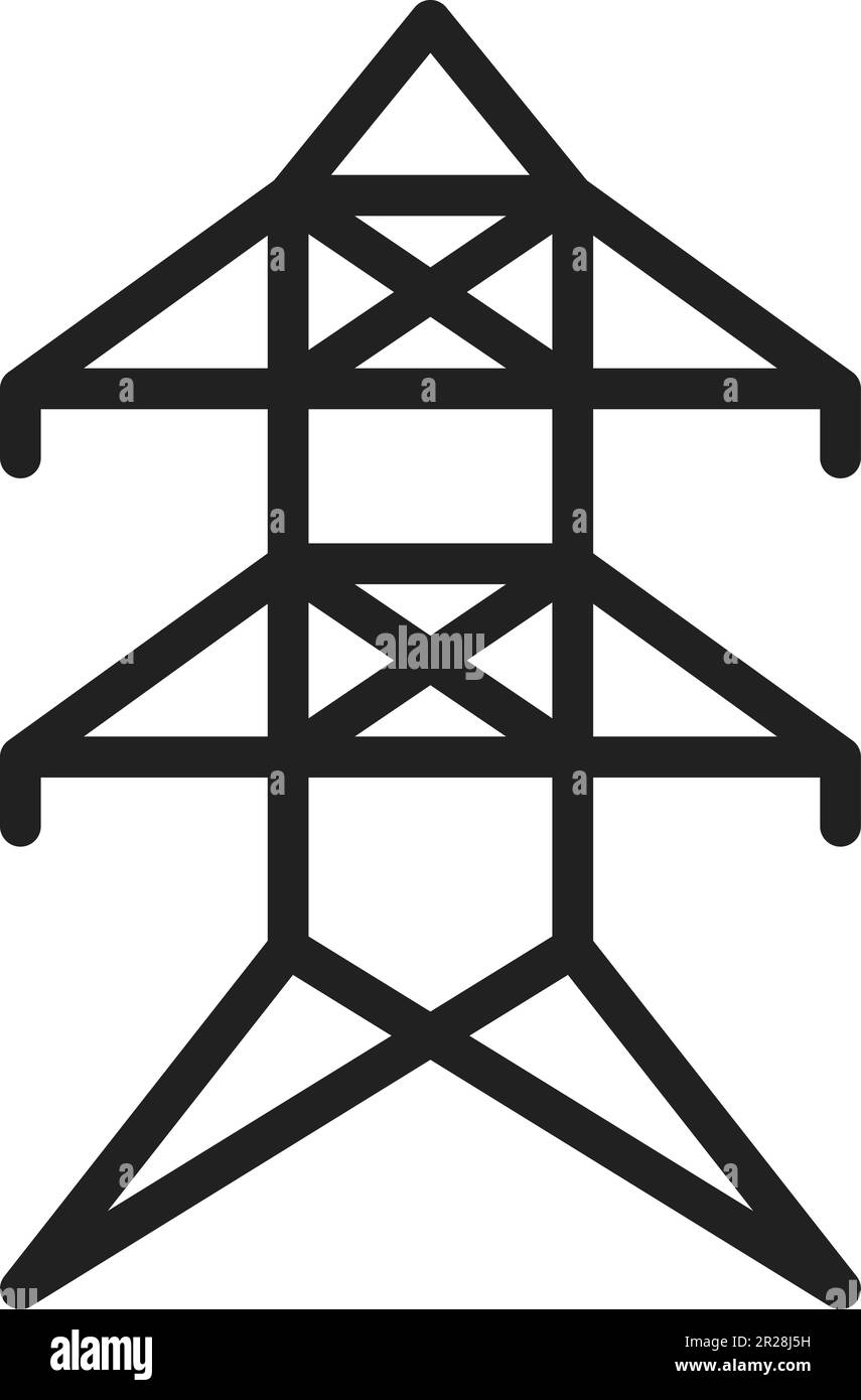 Electric Tower icon vector image Stock Vector Image & Art - Alamy