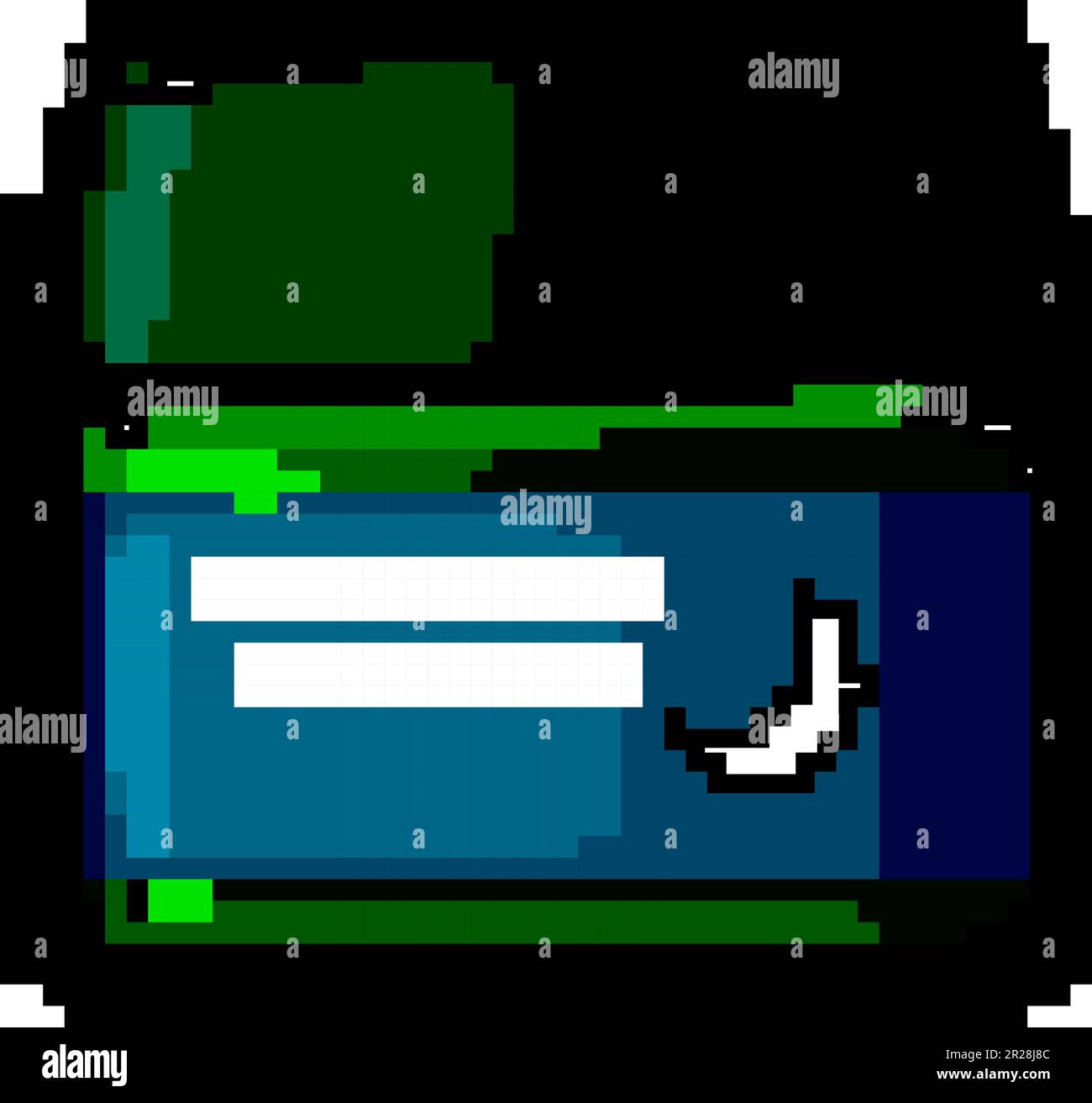 face night cream game pixel art vector illustration Stock Vector Image ...