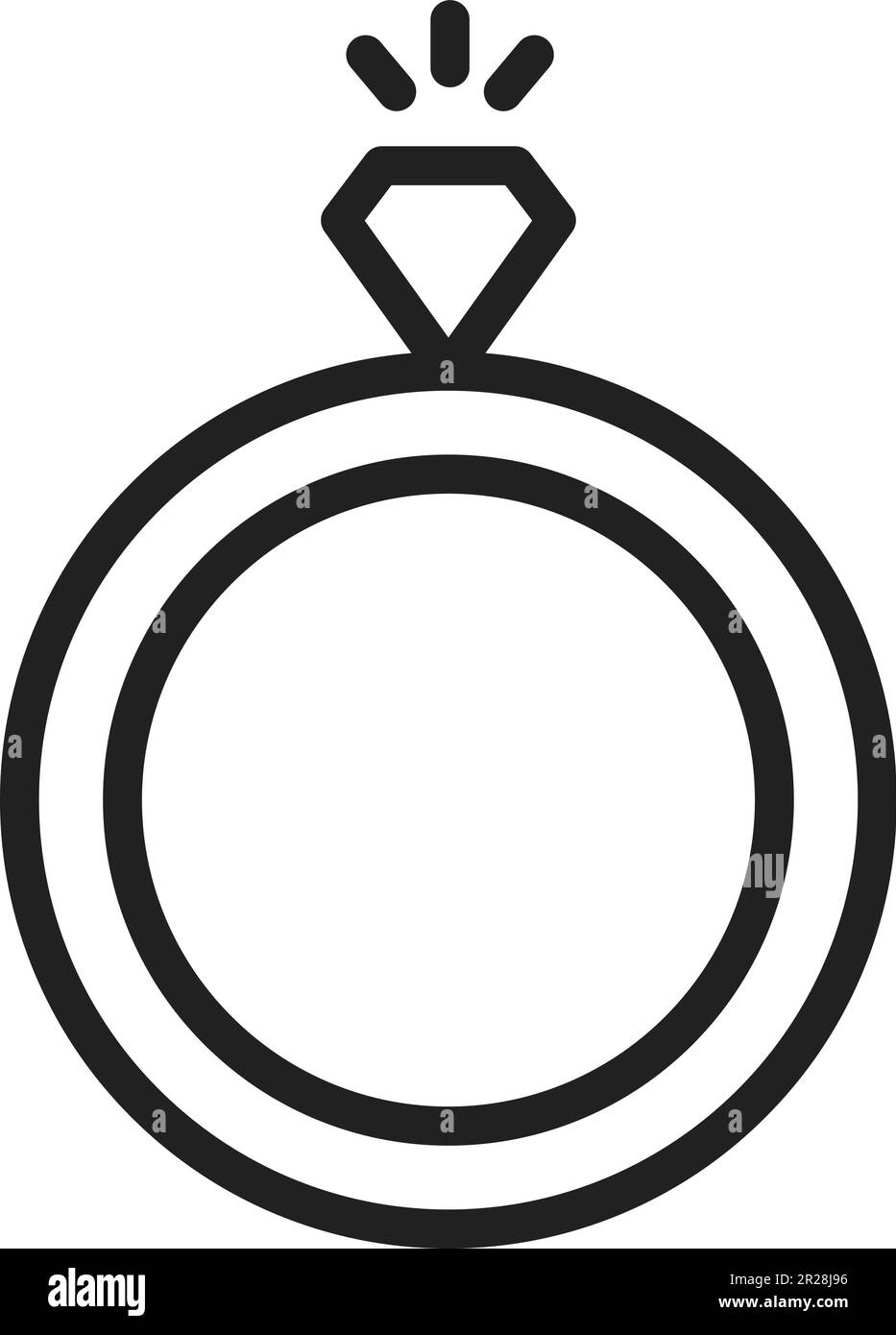 Engagement Ring icon vector image Stock Vector Image & Art - Alamy