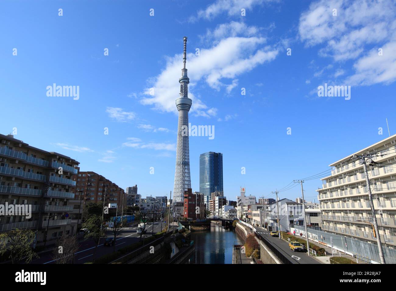 North ten between river and Tokyo sky tree Stock Photo - Alamy