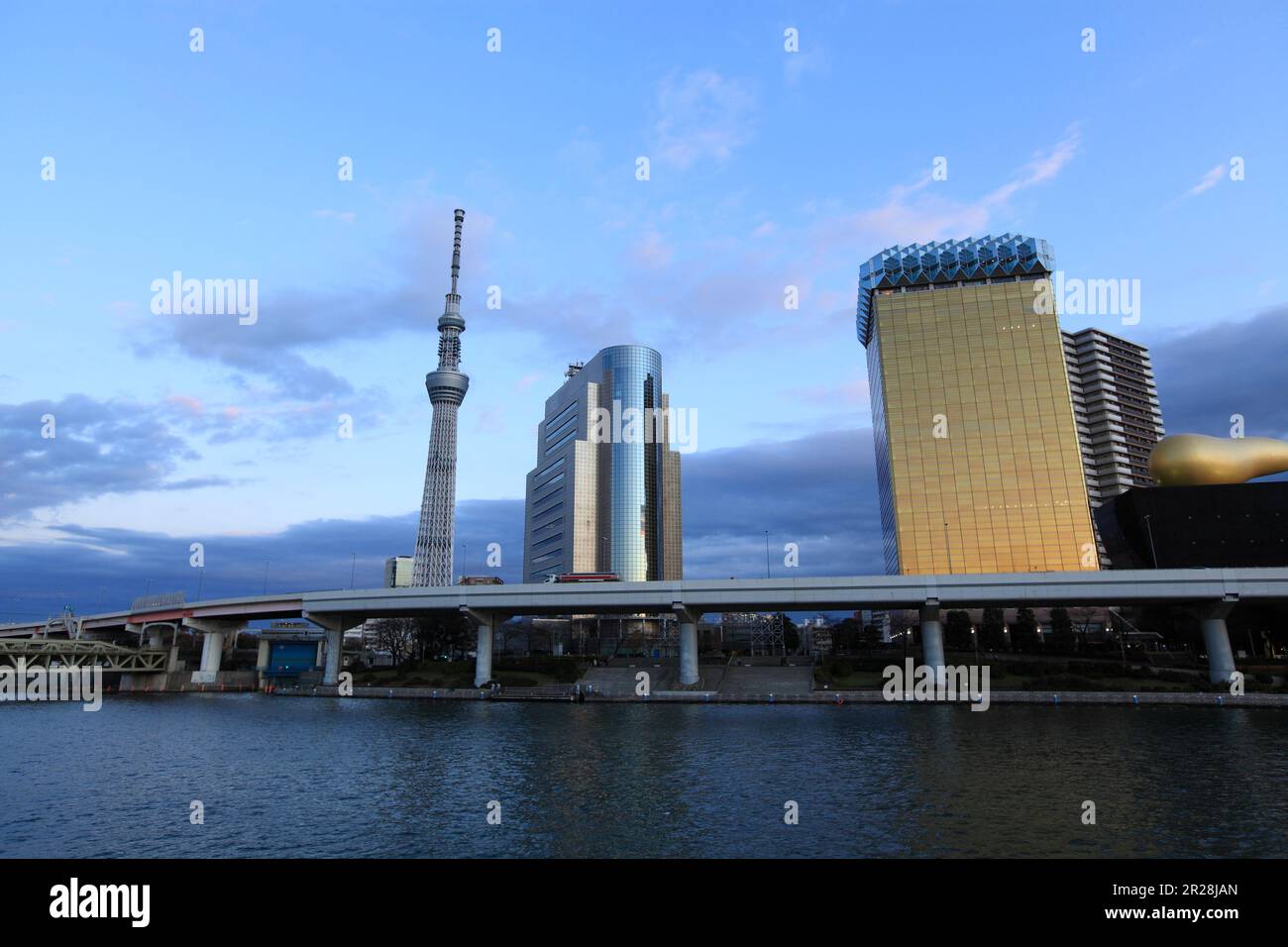 Tokyo Sky Tree at sunset Stock Photo - Alamy
