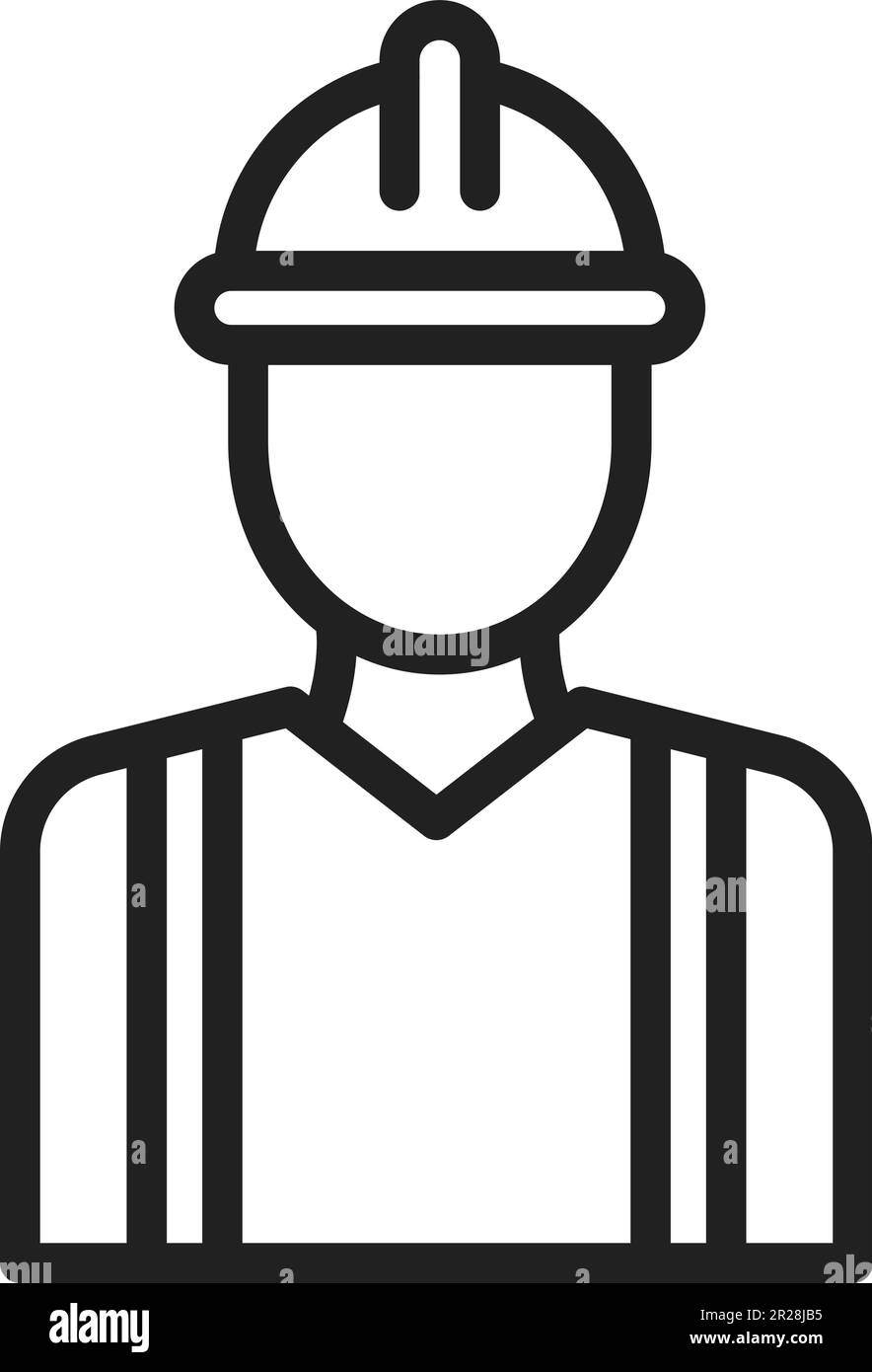 Builder icon vector image Stock Vector Image & Art - Alamy