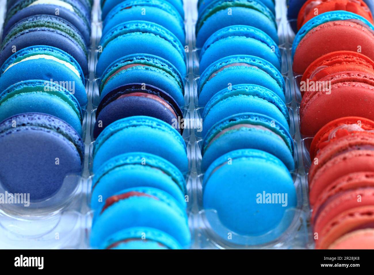 color macaroon as very nice sweet food background Stock Photo - Alamy