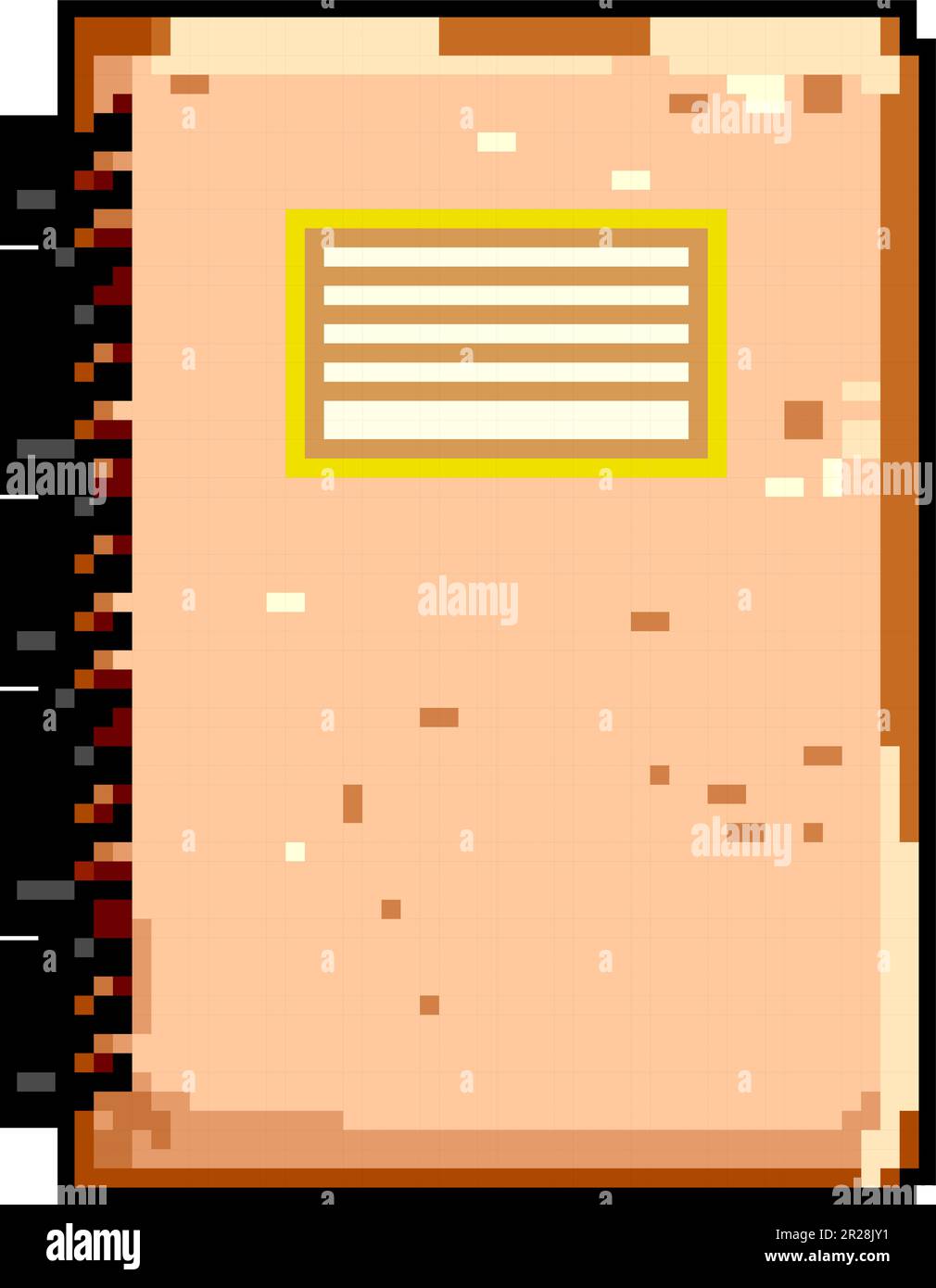 book notebook game pixel art vector illustration Stock Vector Image ...
