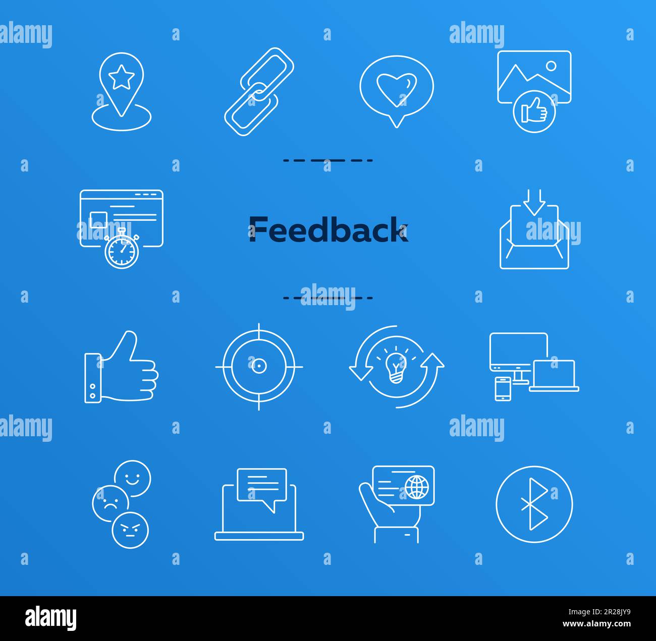Feedback generation Stock Vector Images - Alamy