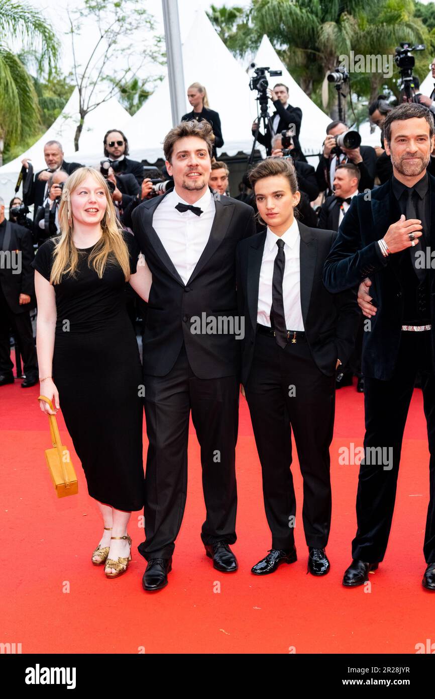 guest, guest, Billie Blain, Romain Duris 76th Cannes Film Festival Red ...