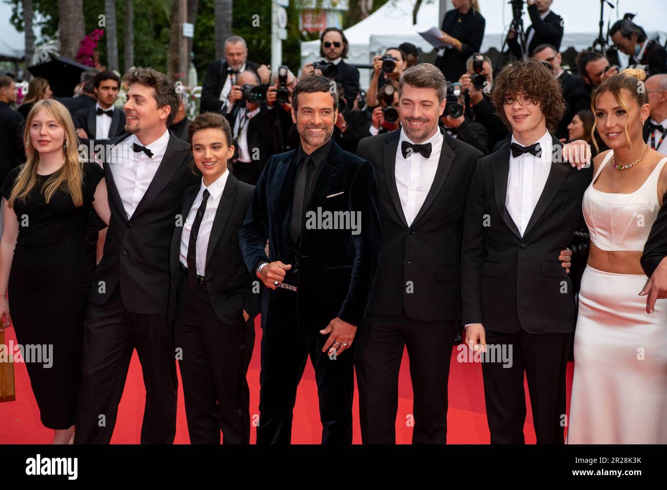 Italy. 17th May, 2023. guest, guest, Billie Blain, Romain Duris, Thomas ...