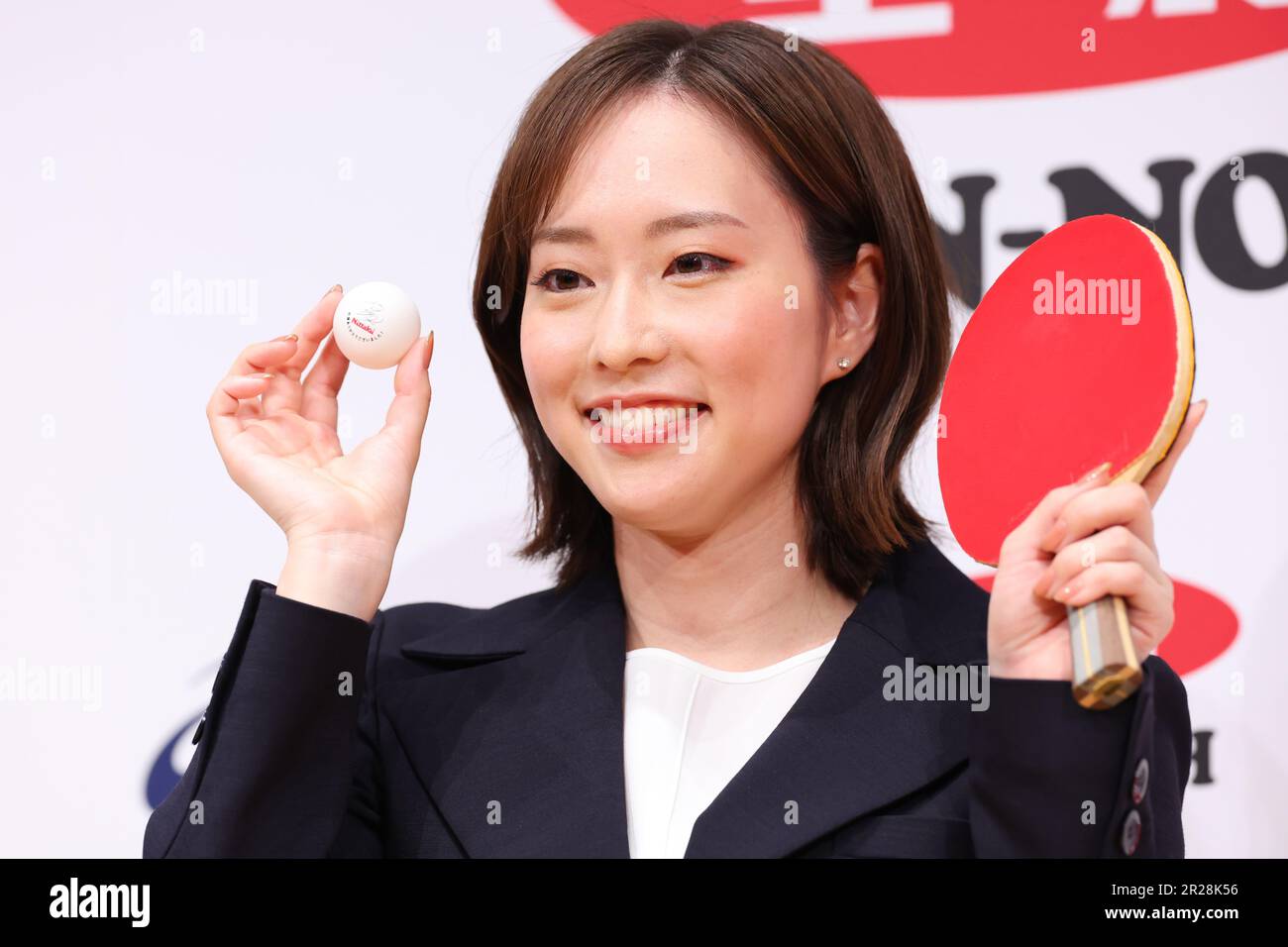 Tokyo, Japan. 18th May, 2023. Kasumi Ishikawa Table Tennis : Japanese Table Tennis player Kasumi ...