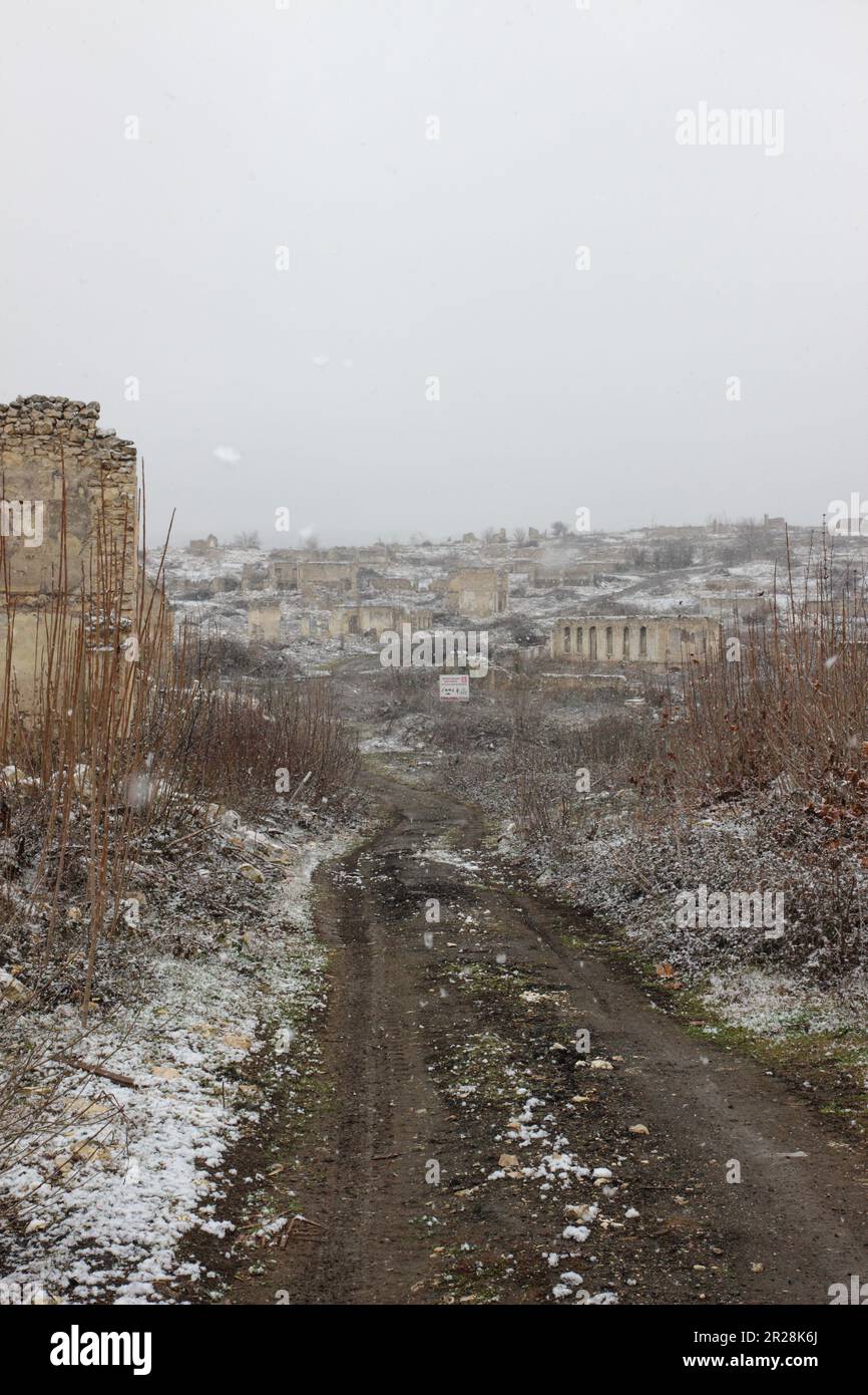 Fuzuli City after The Second Nagorno-Karabakh War. The city had a ...