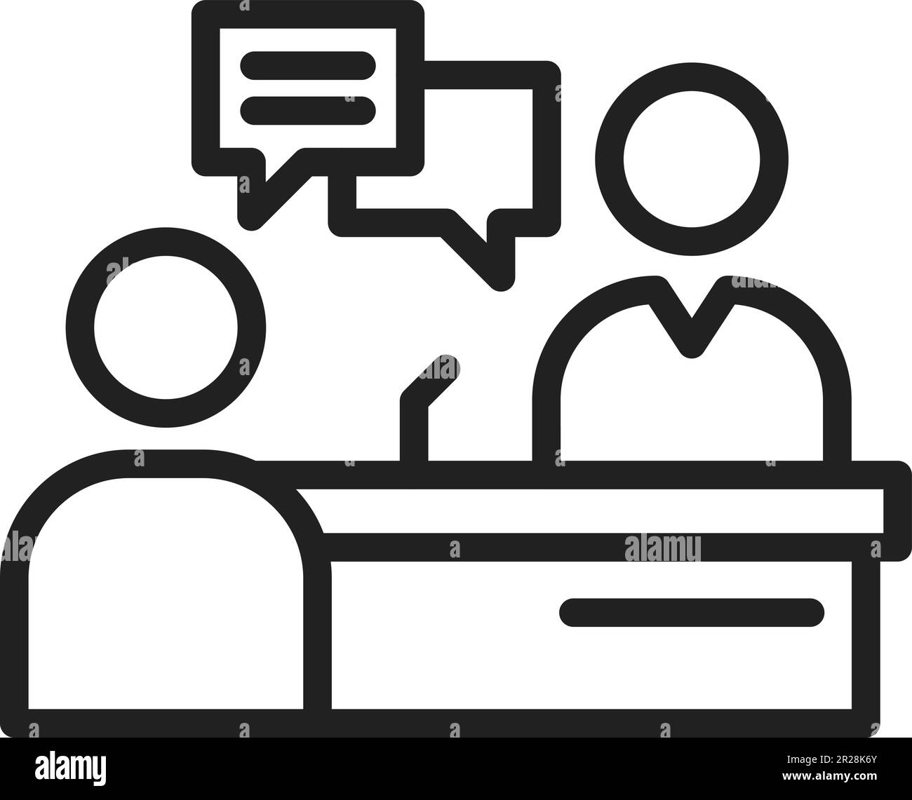 Interview icon vector image Stock Vector Image & Art - Alamy