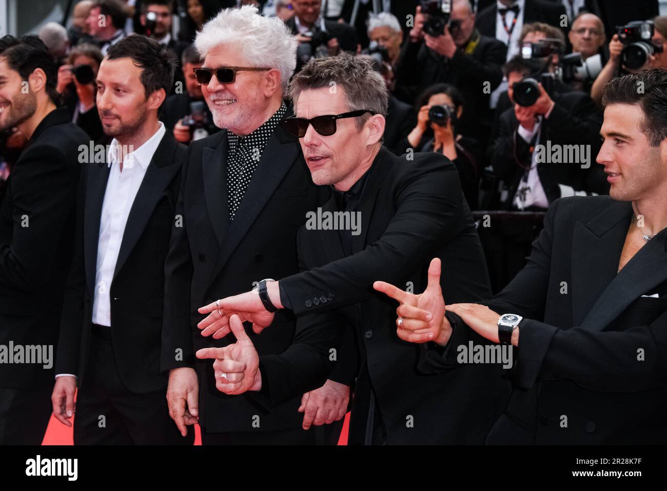Italy. 17th May, 2023. Anthony Vaccarello, Director Pedro Almodovar ...