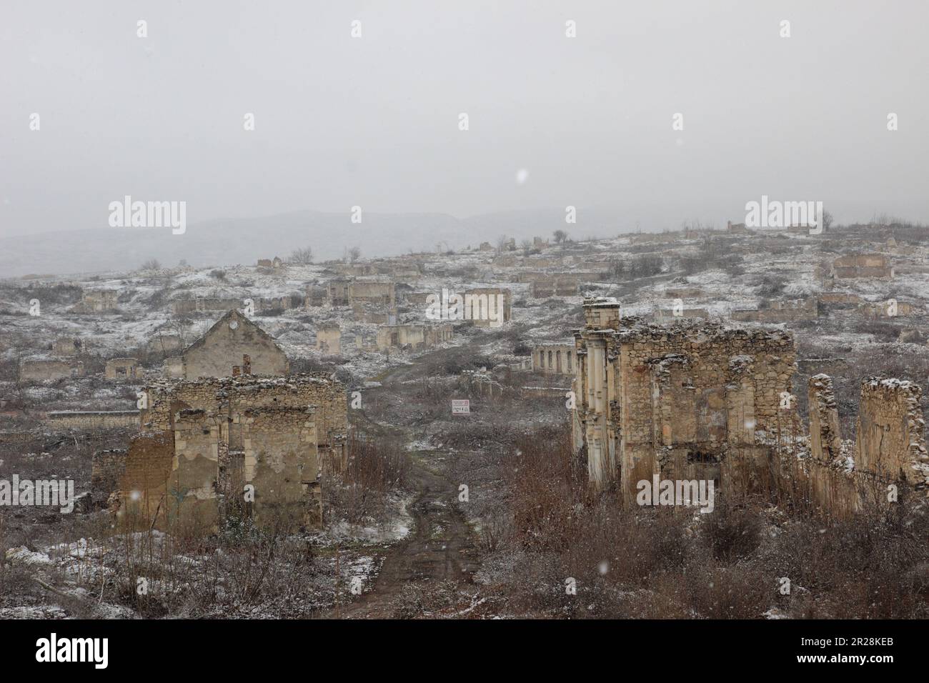 Fuzuli City after The Second Nagorno-Karabakh War. The city had a ...