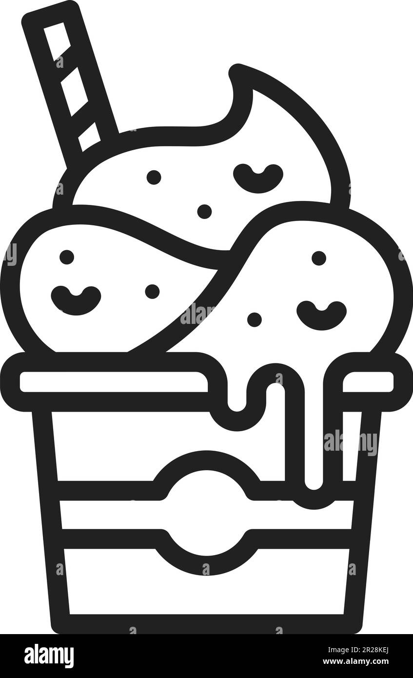 Ice Cream icon vector image Stock Vector Image & Art - Alamy