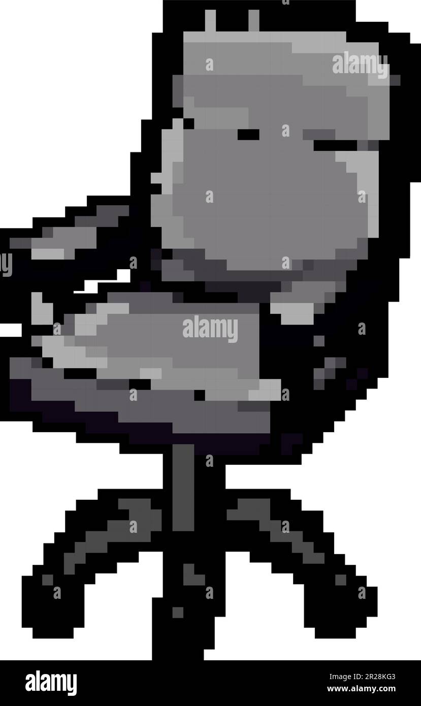 work office chair game pixel art vector illustration Stock Vector Image ... work office chair game pixel art vector illustration Stock Vector Image ...