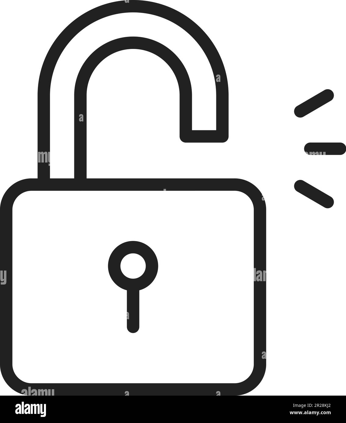 Lock icon vector image Stock Vector Image & Art - Alamy