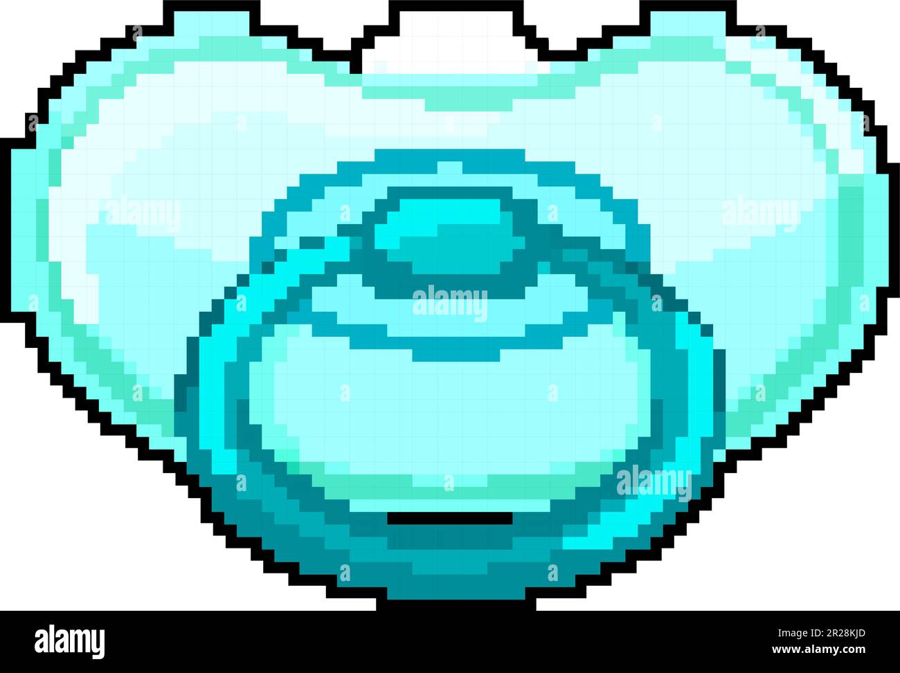 Vector color pixel art toy Cut Out Stock Images & Pictures - Alamy