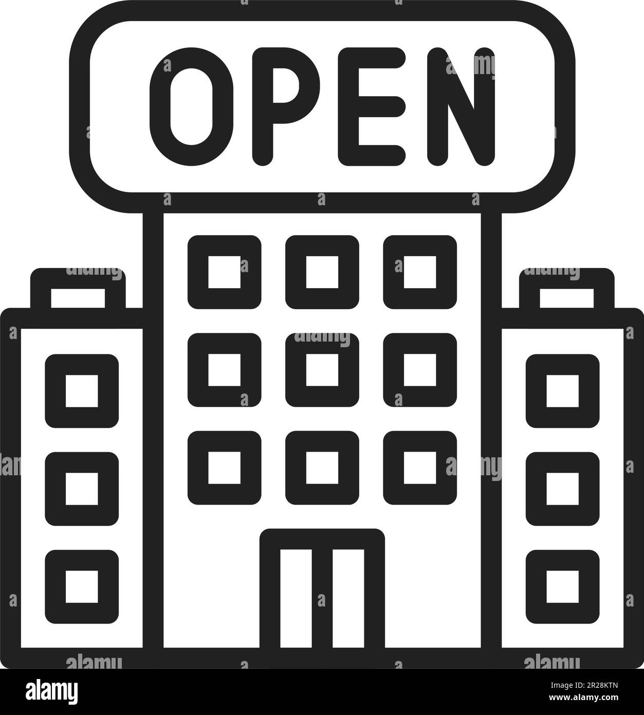 Open icon vector image Stock Vector Image & Art - Alamy