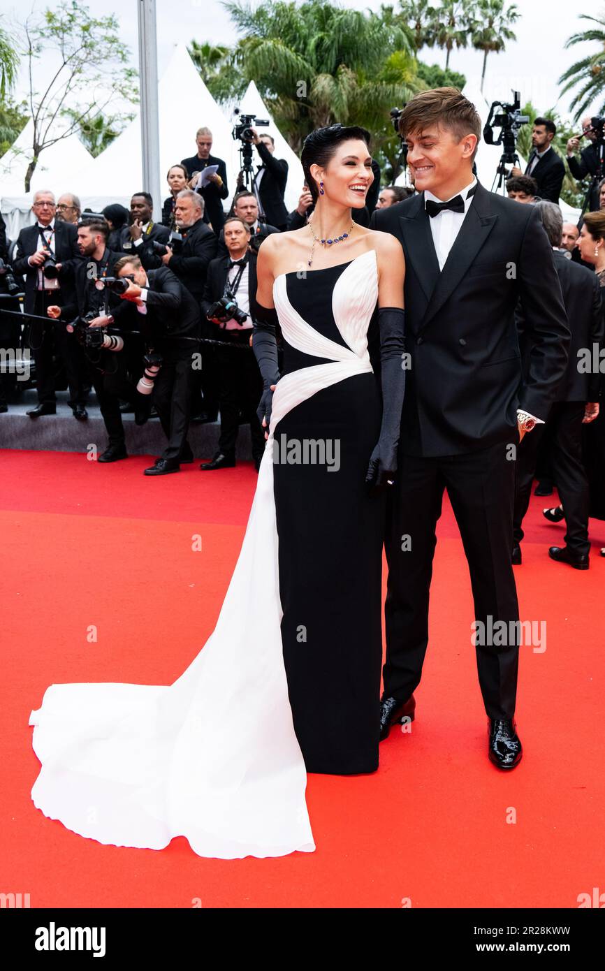 Grace Elizabeth, Nicolas Krause 76th Cannes Film Festival Red Carpet of ...