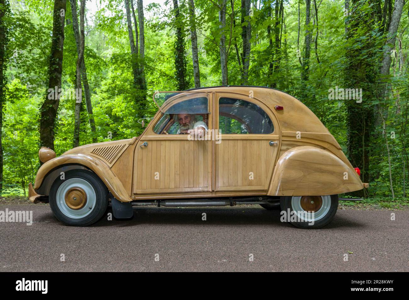 Montbazon, France. 17th May, 2023. Michel Robillard poses for pictures ...