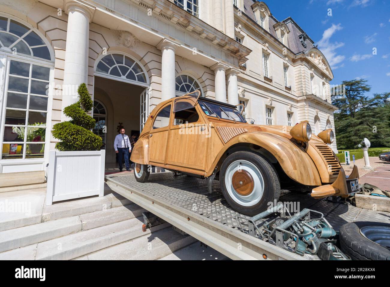 Montbazon, France. 17th May, 2023. Michel Robillard poses for pictures ...