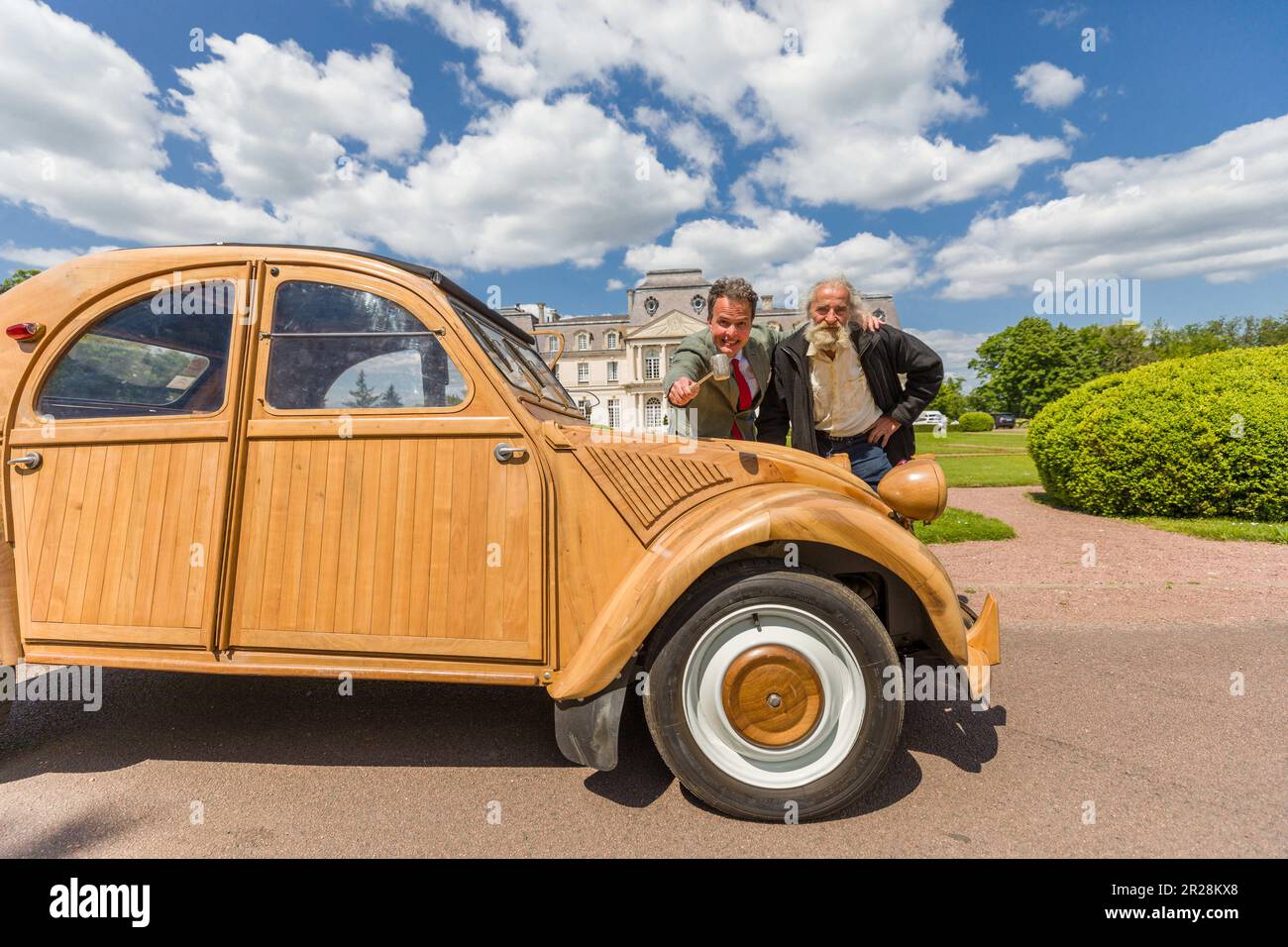 Montbazon, France. 17th May, 2023. Michel Robillard poses for pictures ...