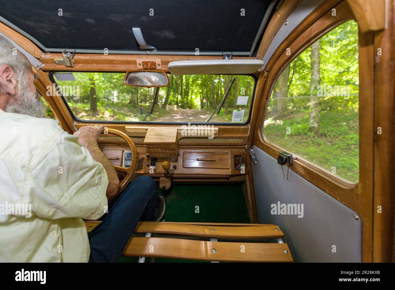 Montbazon, France. 17th May, 2023. Michel Robillard poses for pictures ...