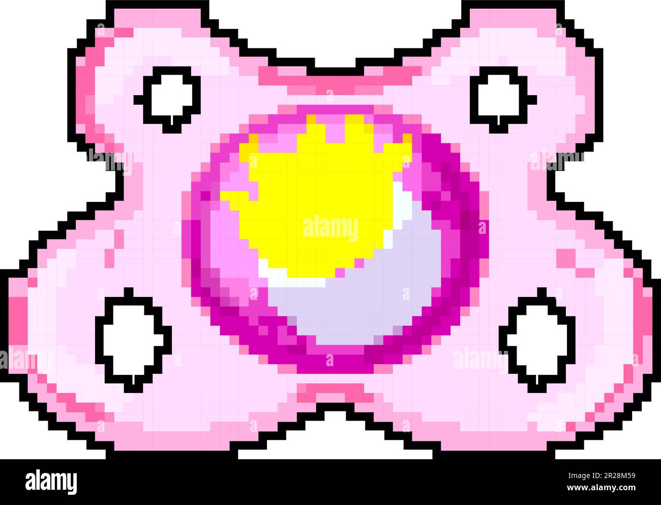 Vector color pixel art toy Cut Out Stock Images & Pictures - Alamy