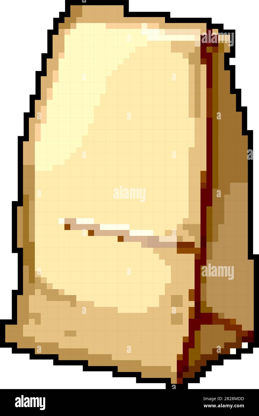 sale paper bag game pixel art vector illustration Stock Vector Image ...