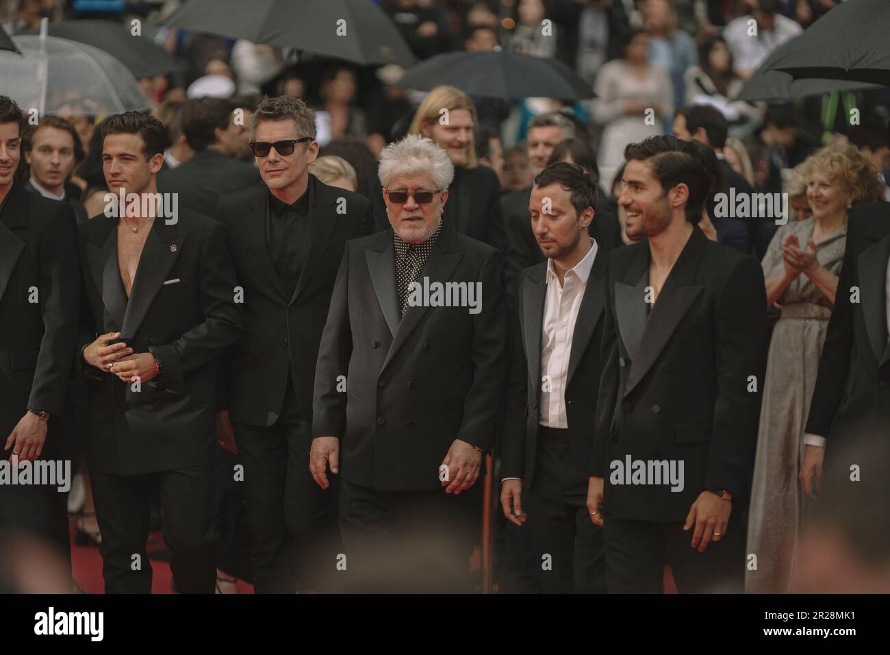 Cannes, France. 17th May, 2023. CANNES, FRANCE - MAY 17: (L to R ...