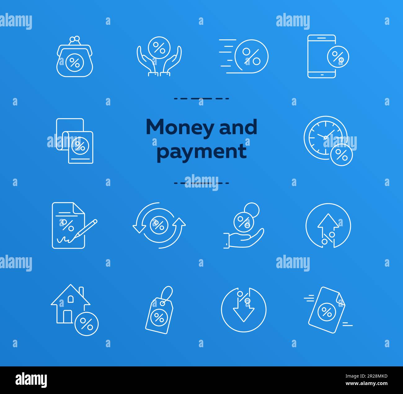 Money and payment icon set Stock Vector Image & Art - Alamy