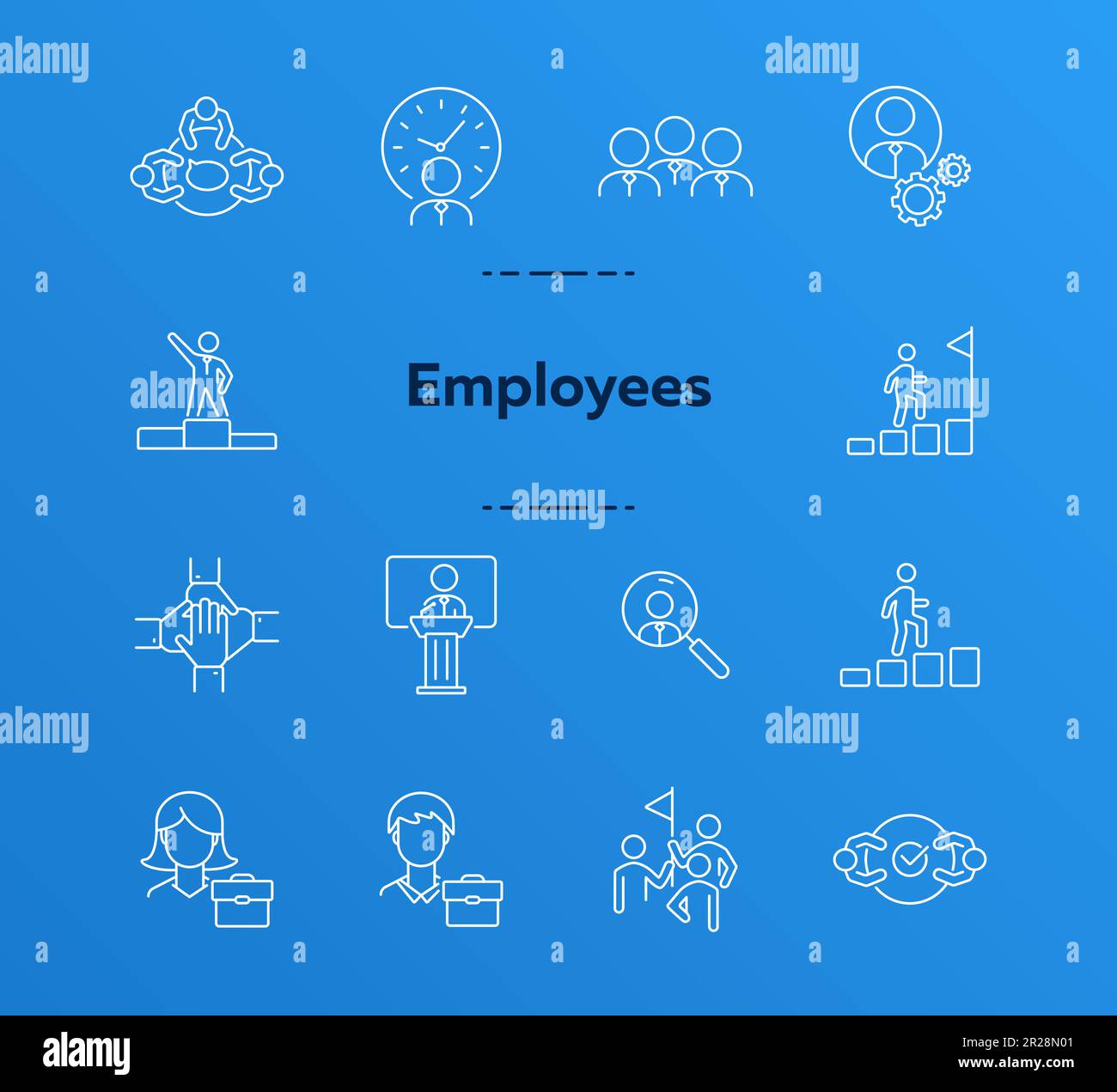 Handshake team corporate employees Stock Vector Images - Alamy