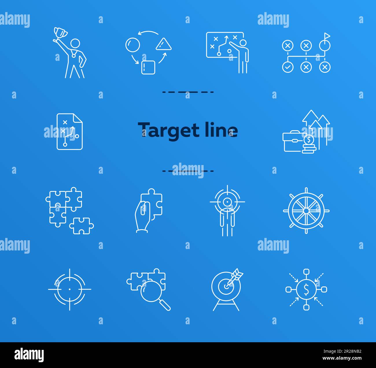Targeting icon set Stock Vector Image & Art - Alamy