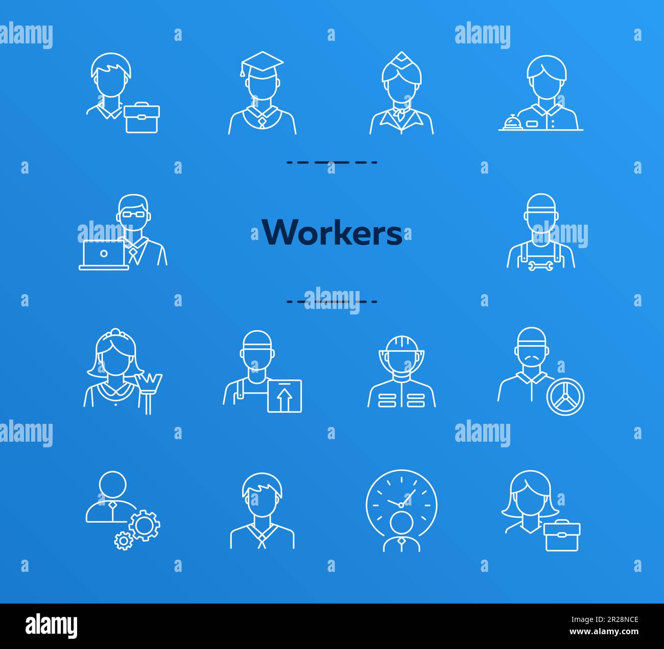 Mechanic clock character cartoon hi-res stock photography and images ...