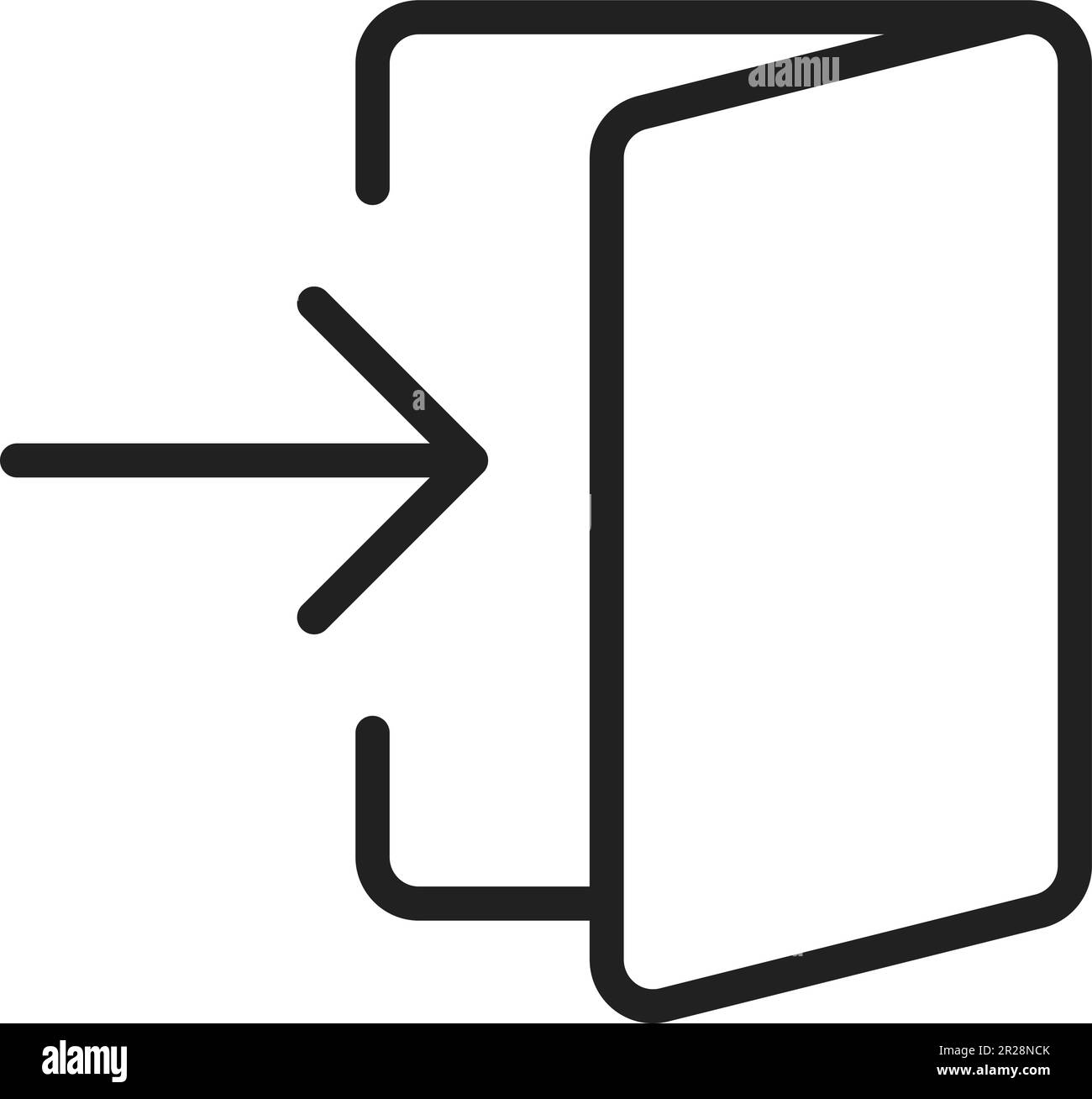 Log In icon vector image Stock Vector Image & Art - Alamy